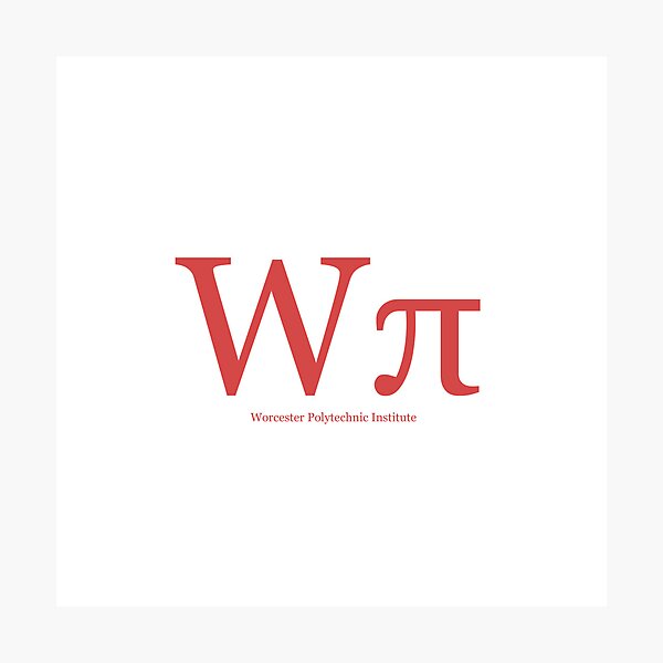 "Worcester Polytechnic Institute WPI Pi Symbol" Photographic Print for ...