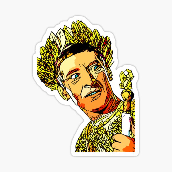 "Caesar" Sticker for Sale by coloUrmeblor | Redbubble