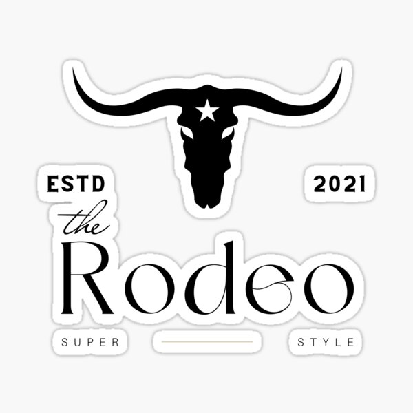 "The Rodeo" Sticker for Sale by BariShoop | Redbubble
