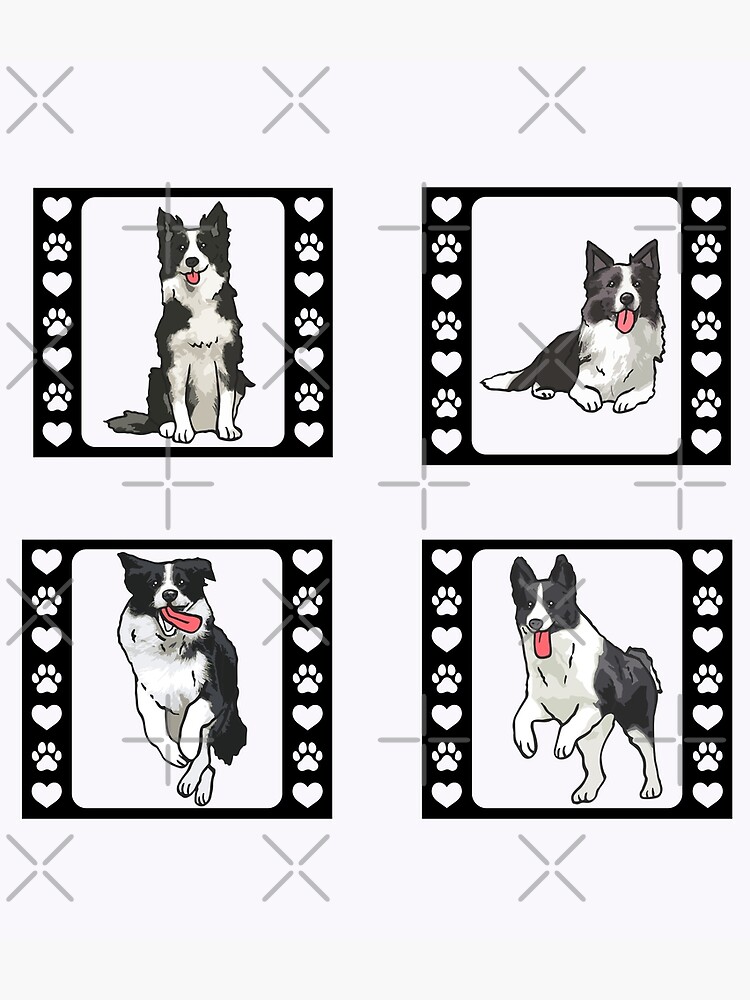 Poster « Photos de dessin animé Border Collie », par TheAnimalZ00 ...