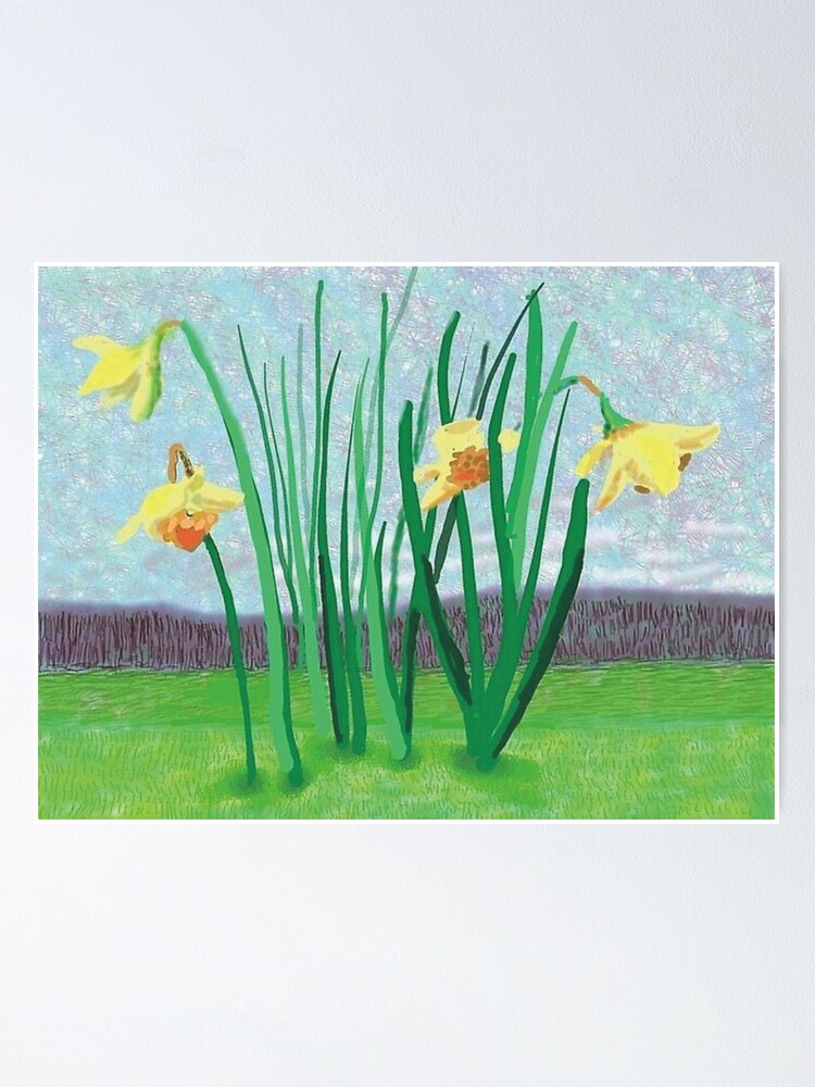 "DAVID HOCKNEY - Rumput Menari" Poster for Sale by LeannaGraves | Redbubble