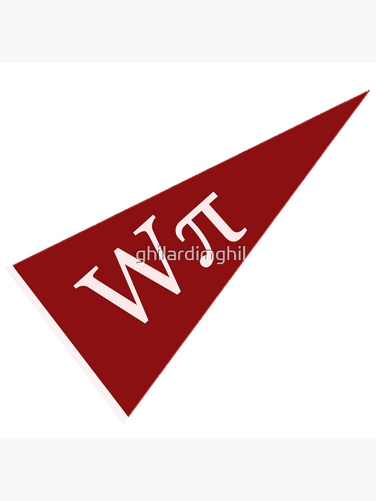 "Worcester Polytechnic Institute WPI Pennant Pi Symbol " Poster by ...