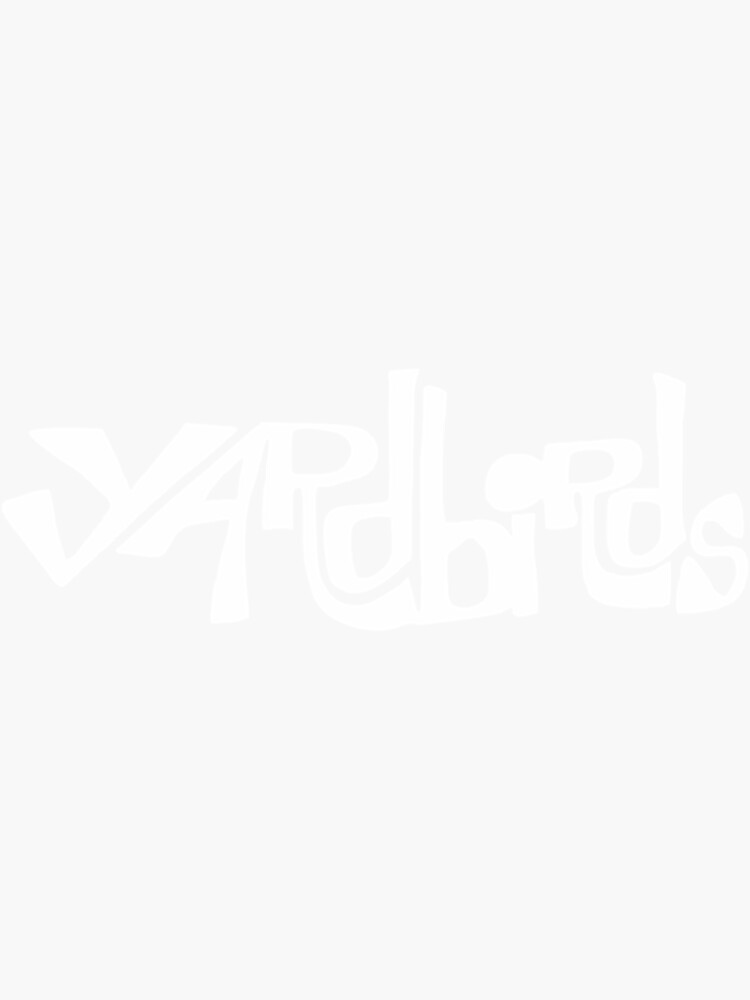 "BEST SELLER The Yardbirds Band Logo Merchandise" Sticker by ...