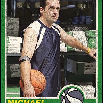 "Michael Scott Basketball Trading Card" Poster for Sale by ourkid ...