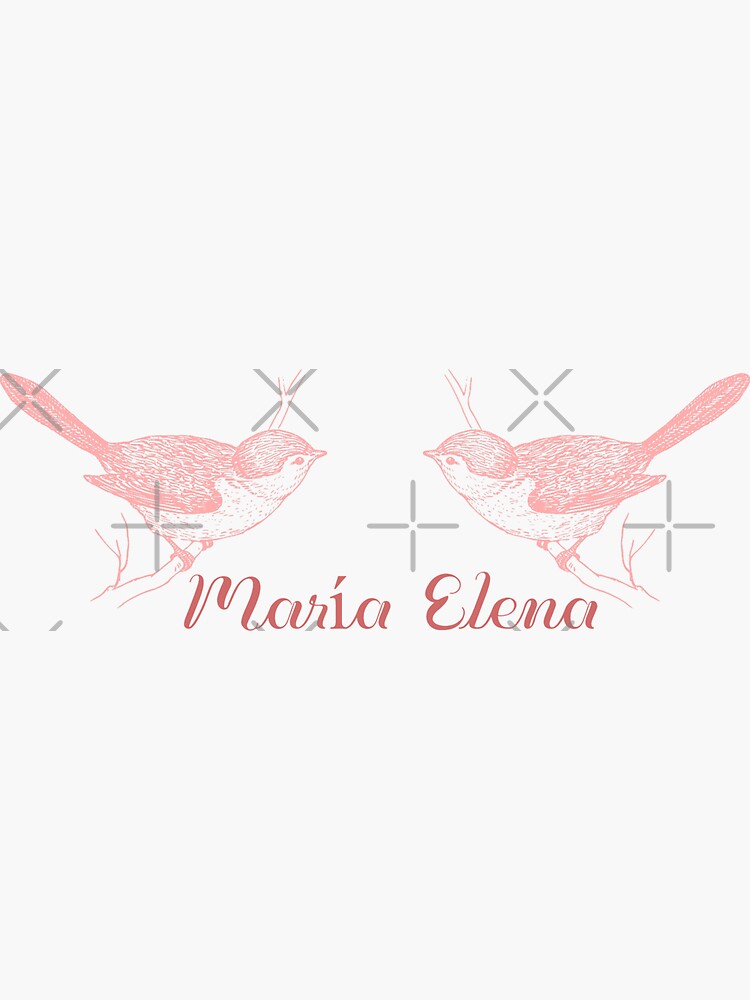 "María Elena" Sticker by vintage-sigh | Redbubble