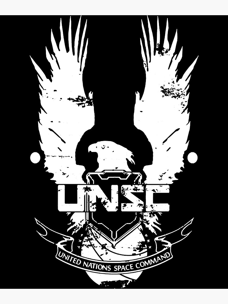 "Halo UNSC Worn Logo High Quality" Poster for Sale by RyanLaChance ...