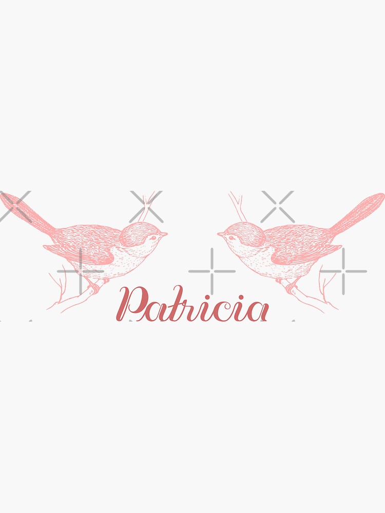 "Patricia" Sticker by vintage-sigh | Redbubble