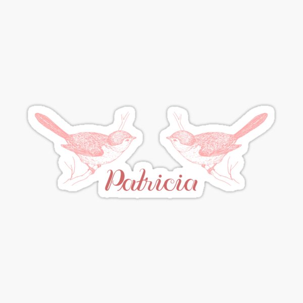 "Patricia" Sticker by vintage-sigh | Redbubble