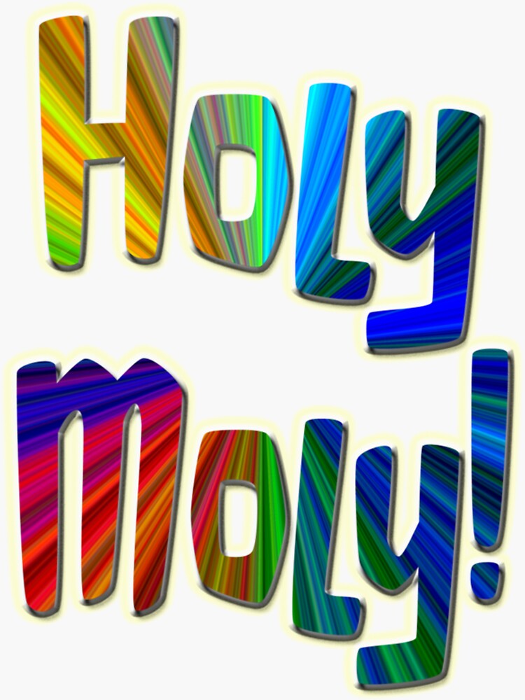"Heiliger Moly " Sticker for Sale by MoodCatzz | Redbubble