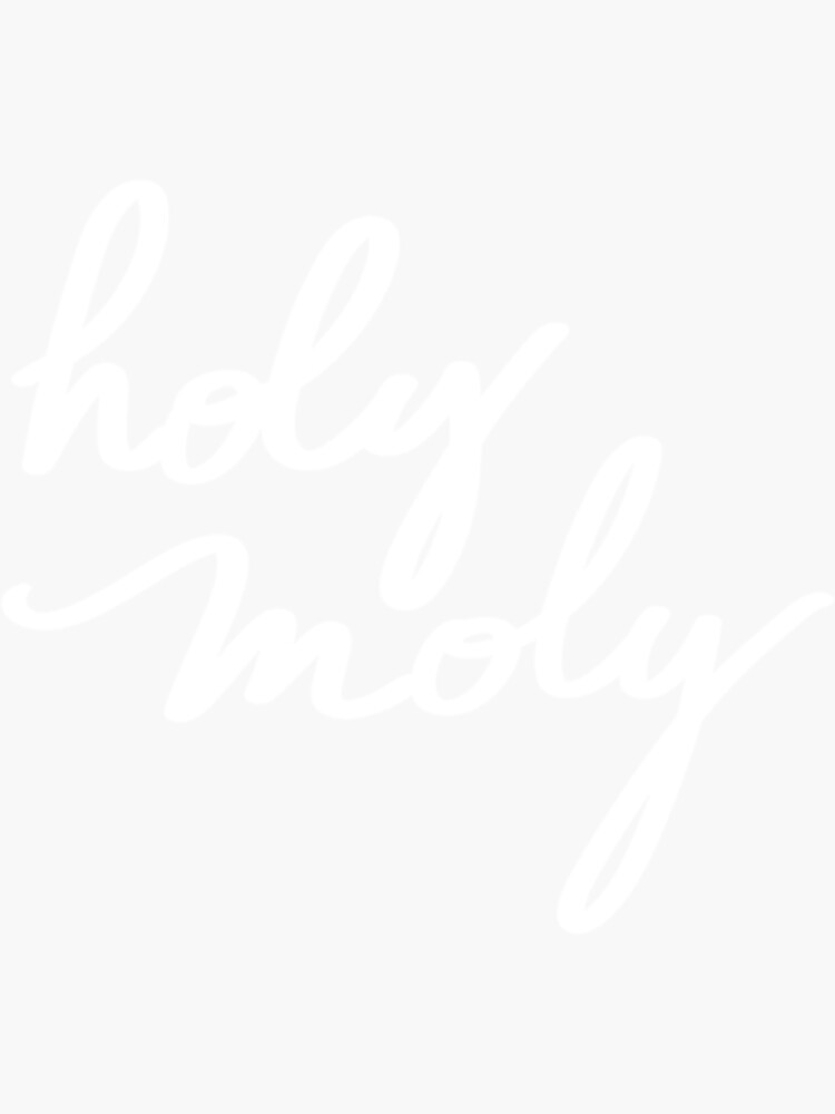 "heiliger Moly" Sticker by MoodCatzz | Redbubble