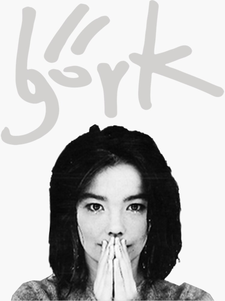 "bjork" Sticker for Sale by DuyenPTRV | Redbubble