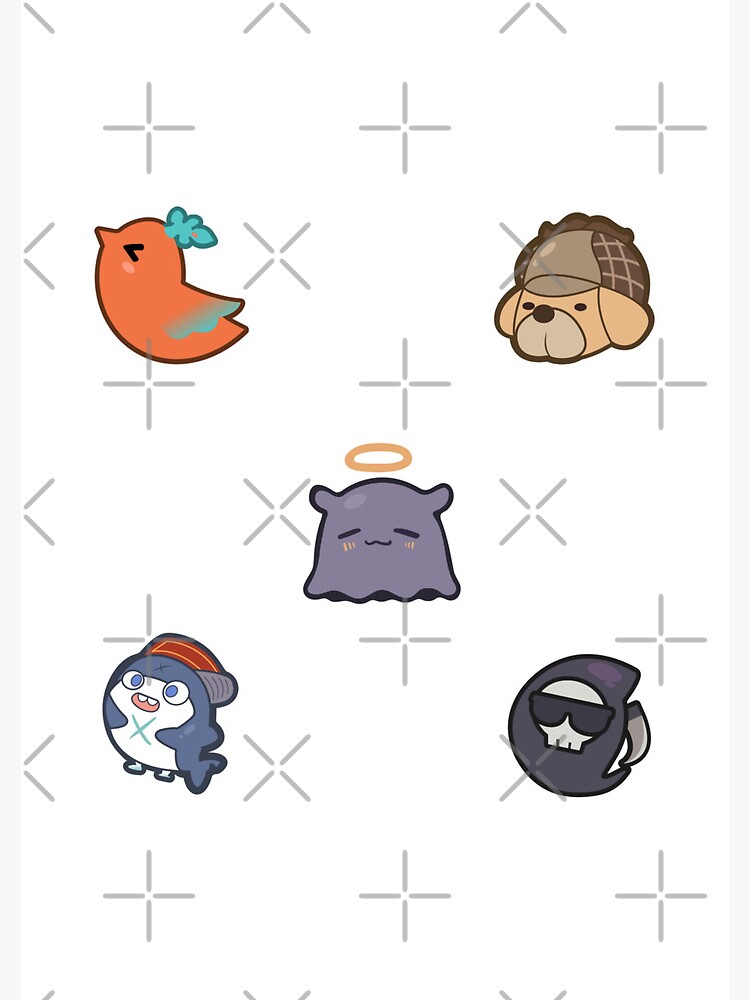 Cuaderno de espiral «HoloMyth Mascots pack - Hololive, Top peeker ...