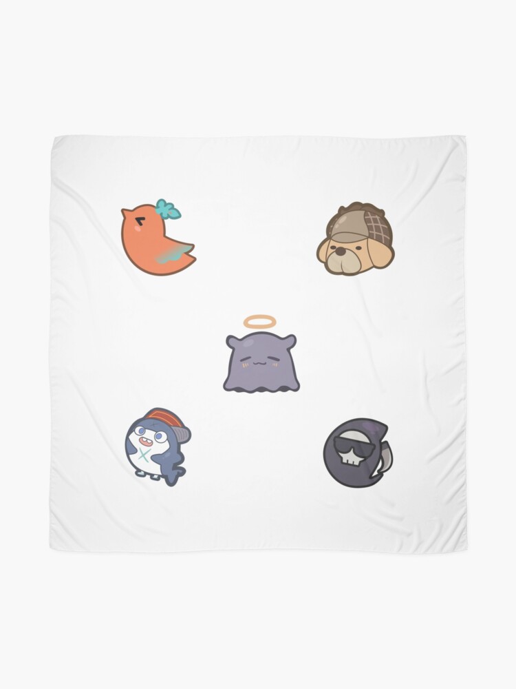 Pañuelo «HoloMyth Mascots pack - Hololive, Top peeker sticker set ...