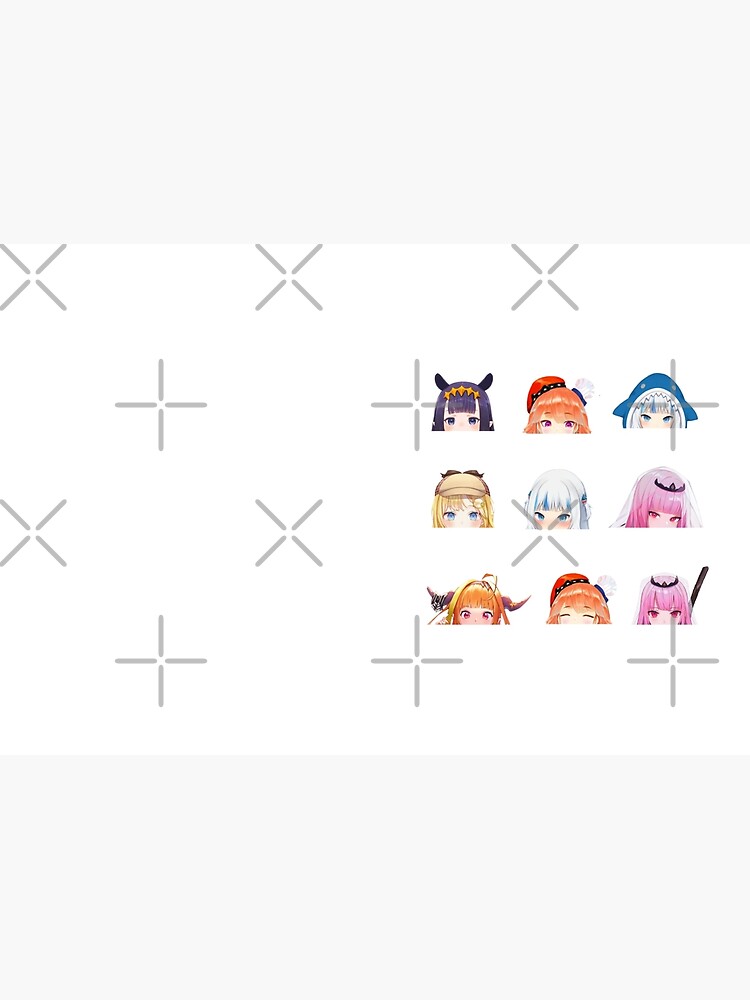 Cuaderno de tapa dura «HoloMyth Mascots pack - Hololive, Top peeker ...