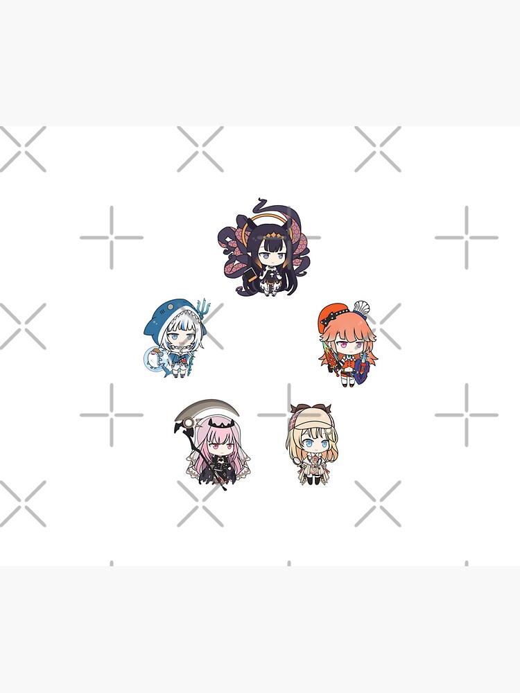 Alfombrilla de ratón «HoloMyth Mascots pack - Hololive, Top peeker ...