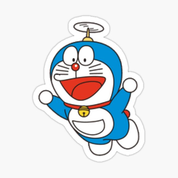 "Doremon Classic " Sticker by RebeccaAda | Redbubble