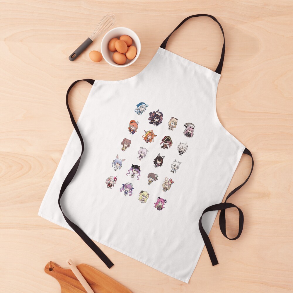 Delantal «HoloMyth Mascots pack - Hololive, Top peeker sticker set ...