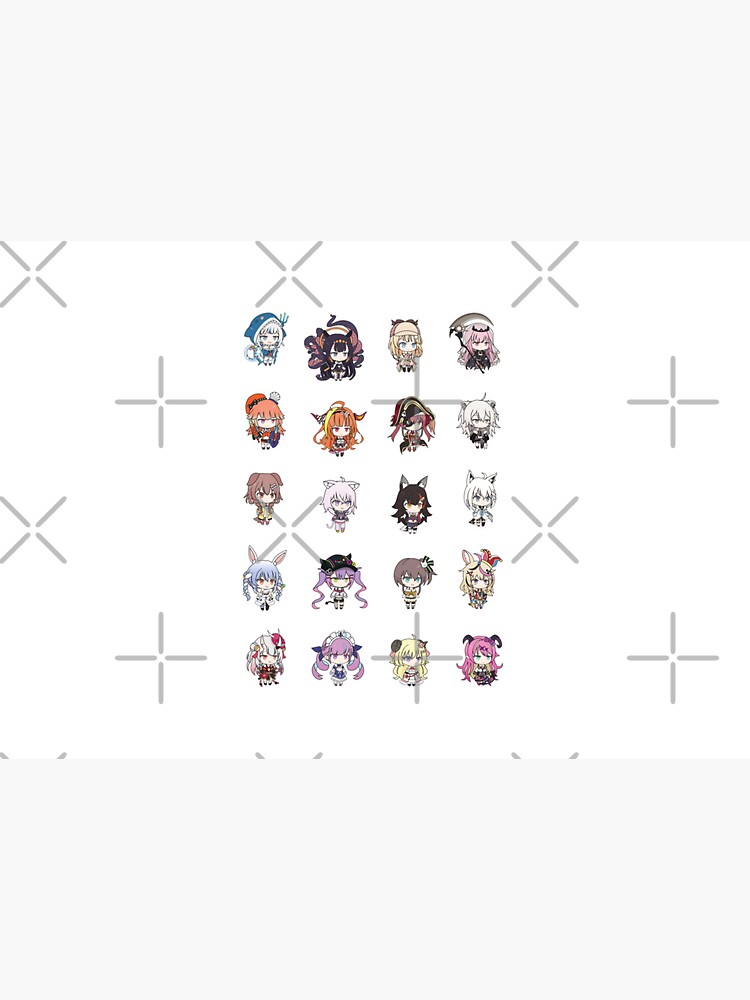 Botella de agua «HoloMyth Mascots pack - Hololive, Top peeker sticker ...