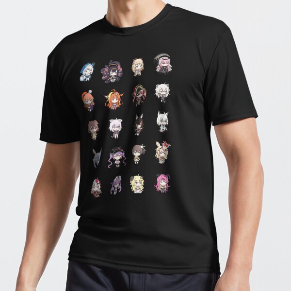 Camiseta deportiva «HoloMyth Mascots pack - Hololive, Top peeker ...