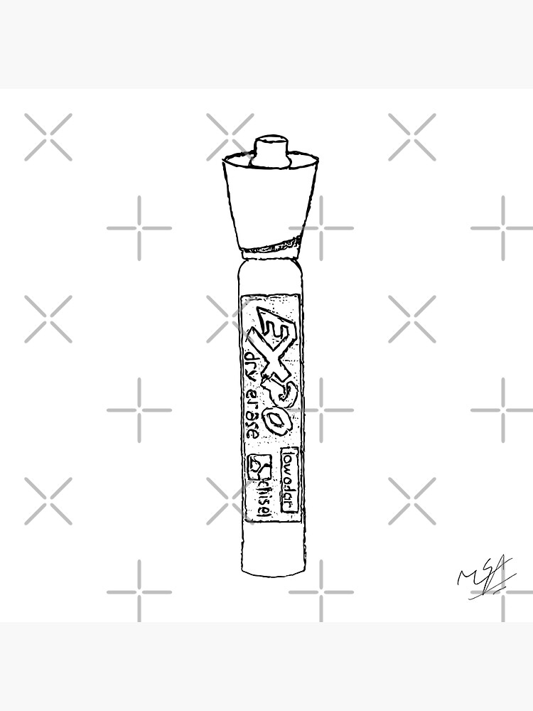 "Expo Marker (Sketch)" Sticker for Sale by ArtSurvivalLife | Redbubble
