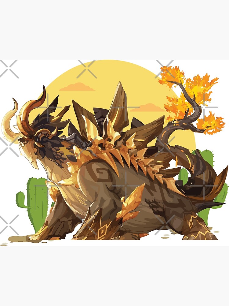 "Genshin impact Azhdaha" Poster for Sale by arianpink | Redbubble