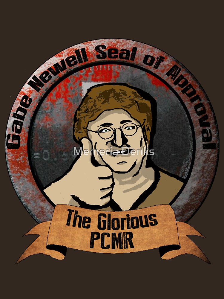 "GabeN seal of approval" T-shirt for Sale by entastictreeman ...