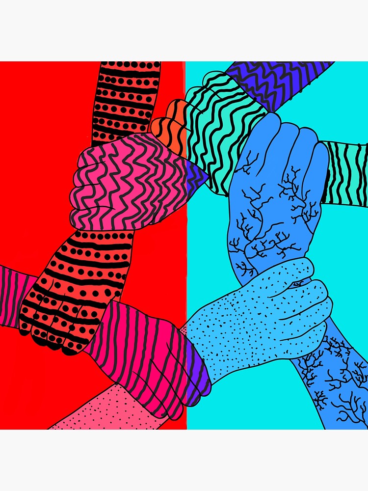 "Unity" Sticker by EJoyC | Redbubble