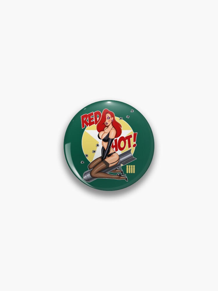 "Red Hot Nose Art Jessica Rabbit 17 T Best Women 90s Retro Unique Best ...