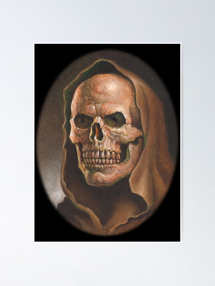 "The Grim Reaper Portrait " Poster for Sale by RobertN2654125 | Redbubble