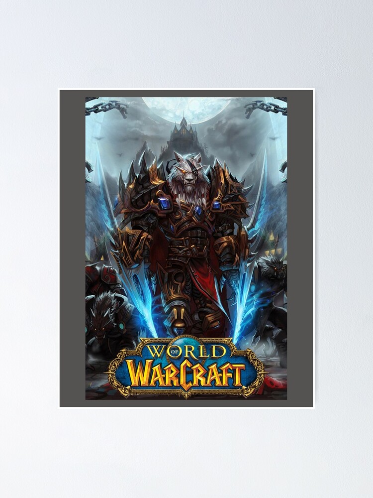 Póster «World Of W A R C R A F T Cover Mans, Hecho a mano, Para niños ...
