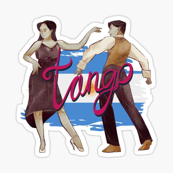 "Argentina Tango Decal" Sticker by Dekal | Redbubble