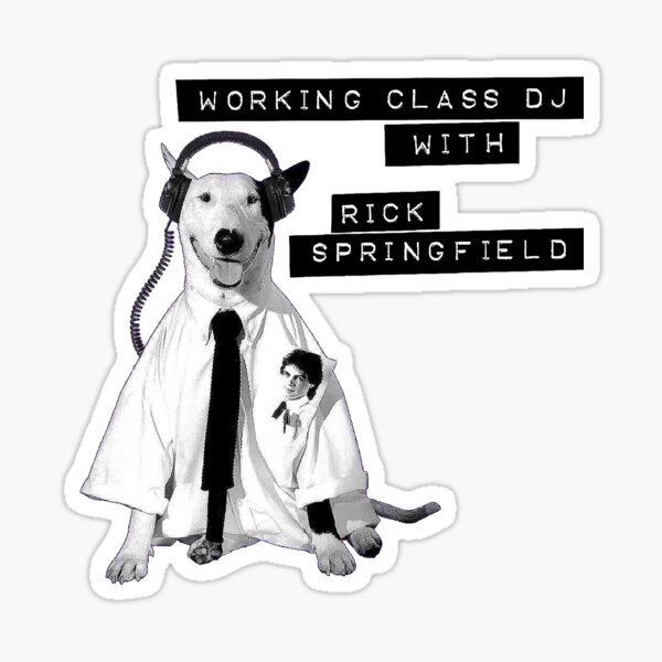 "US Rick 40 Years of Working Class Dog Springfield U.S. " Sticker by ...