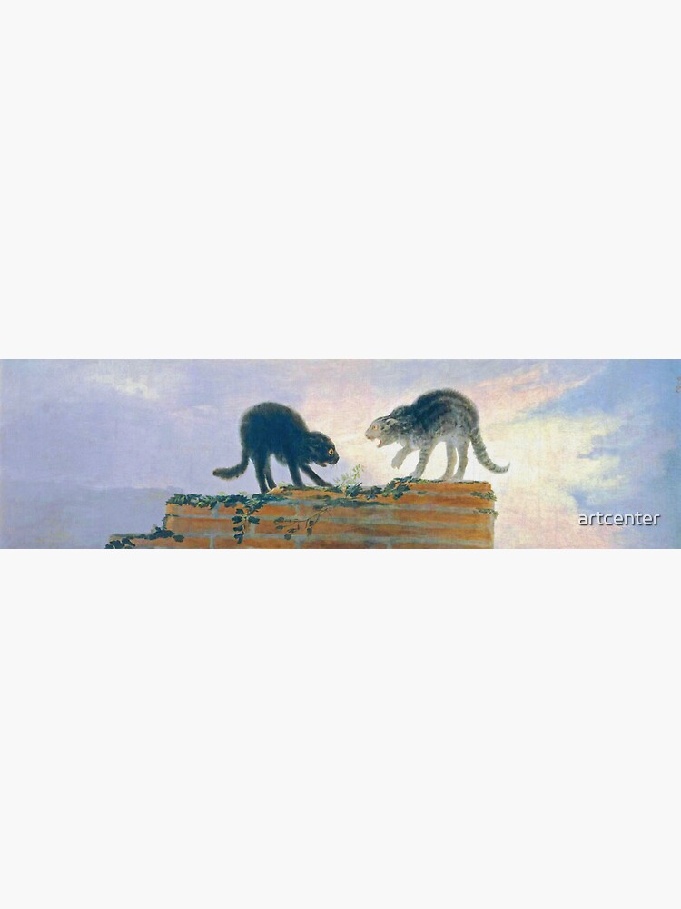 "Francisco Goya - Fighting Cats - Rina De Gatos" Sticker for Sale by ...