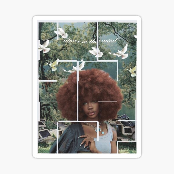 "SZA Poster " Sticker by earljimenes | Redbubble