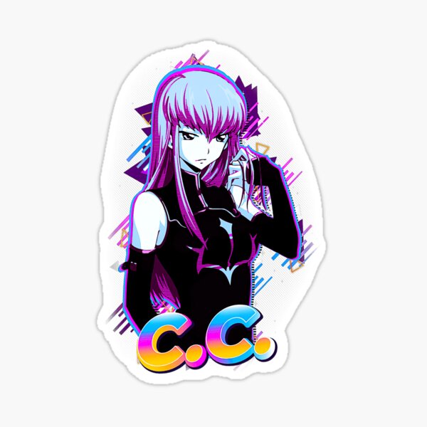 "Code Geass Code Geass CC Anime" Sticker by thuetangras | Redbubble