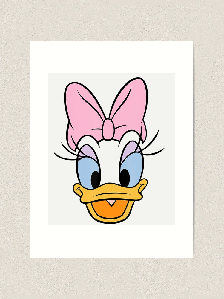 Disney Daisy Face Disney Daisy Duck Big Face Coaster TeeHex