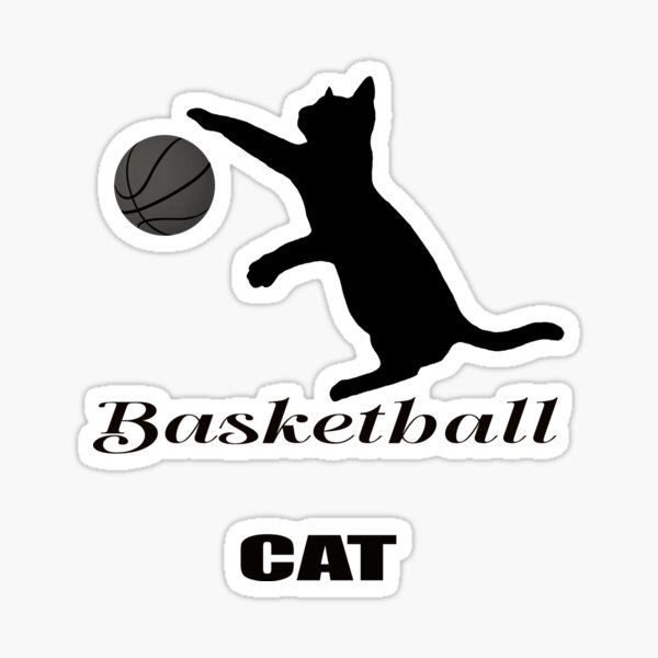 "Basketball CAT" Sticker by zazz-look | Redbubble