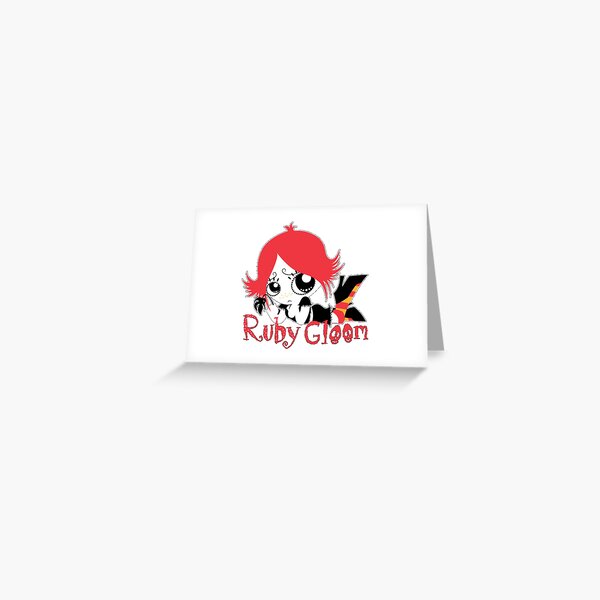 "Ruby Gloom - logo" Greeting Card by BaryonyxStore | Redbubble