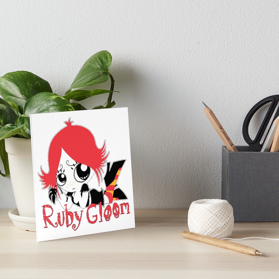 "Ruby Gloom - logo" Art Board Print by BaryonyxStore | Redbubble