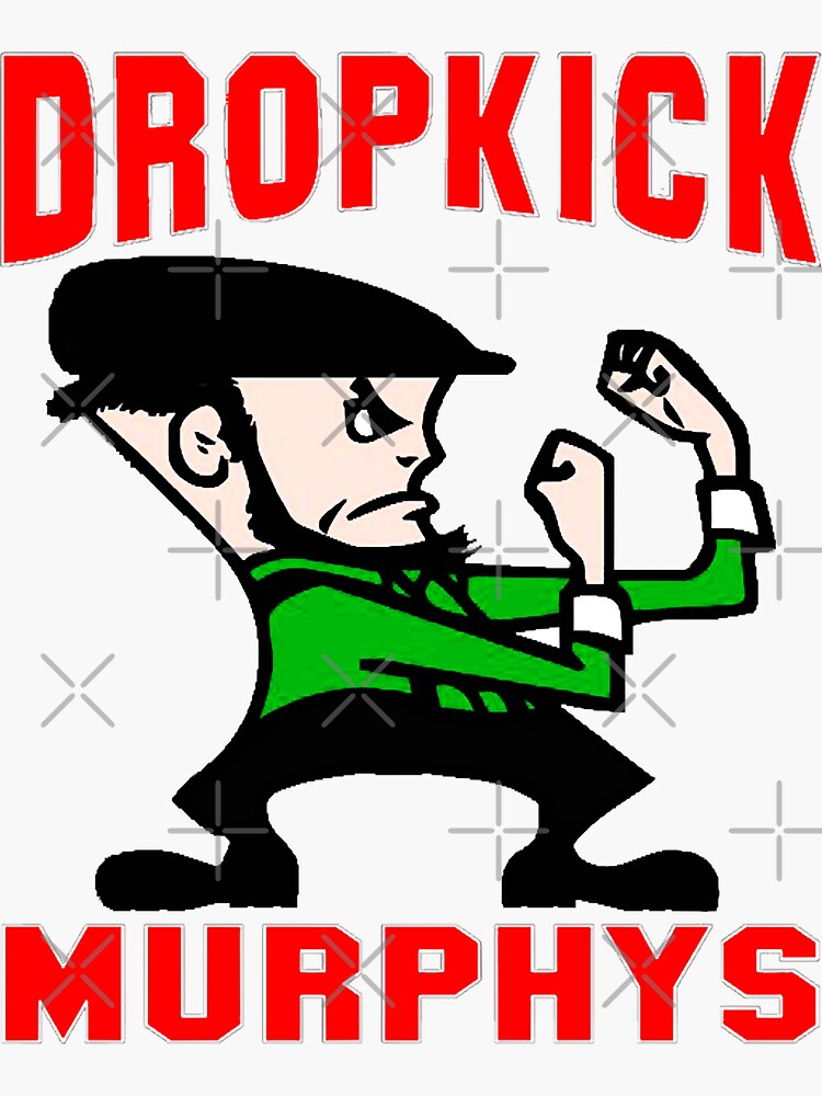 "Retro Vintage Dropkick Murphys Genres Celtic Punk" Sticker for Sale by ...