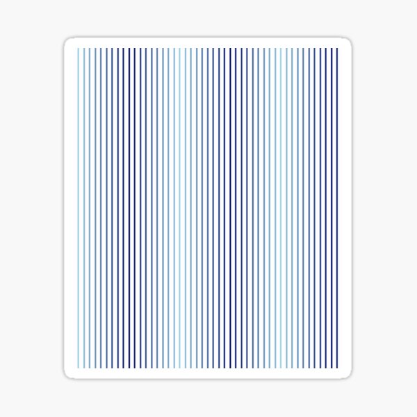 "Multicolored Abstract Pattern Blue Gradient Vertical Striped" Sticker ...