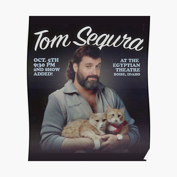 Póster «Música Vintage Retro Tom Segura Fan Art y Merch Love You Fans ...