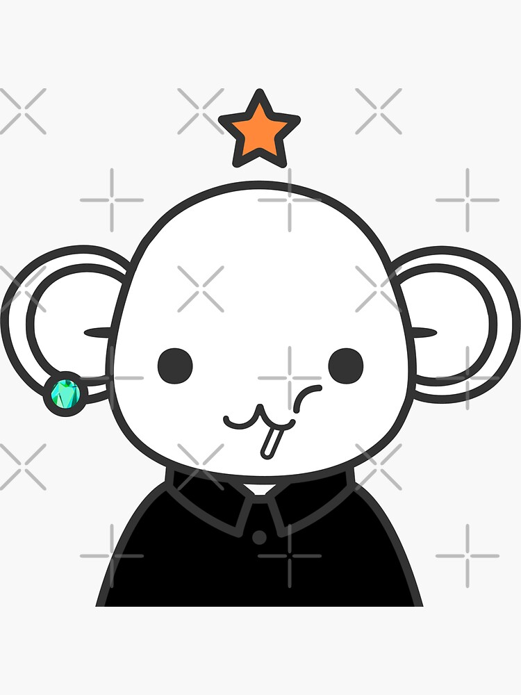 "MONGZ 2D" Sticker by punespark | Redbubble