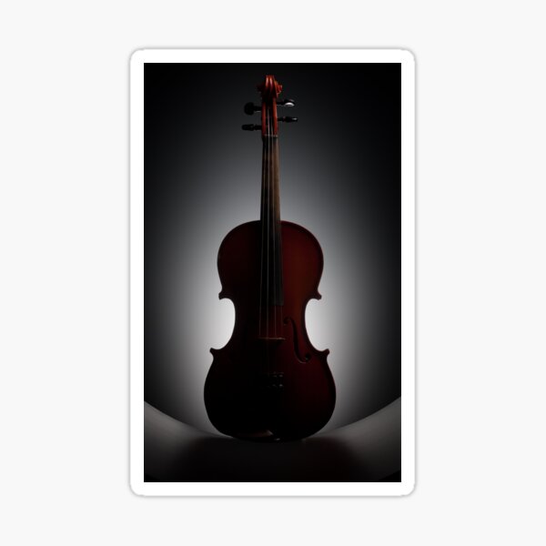 "Violin Eclipse" Sticker by CatsWCleavers | Redbubble