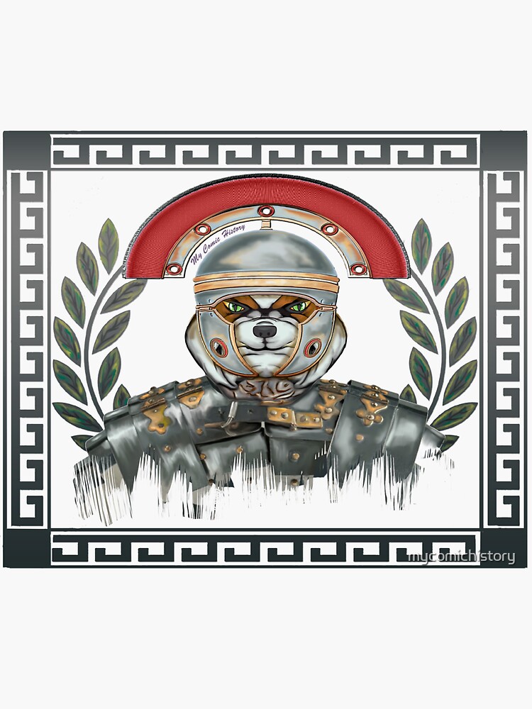 "Roman soldier" Sticker for Sale by mycomichistory | Redbubble