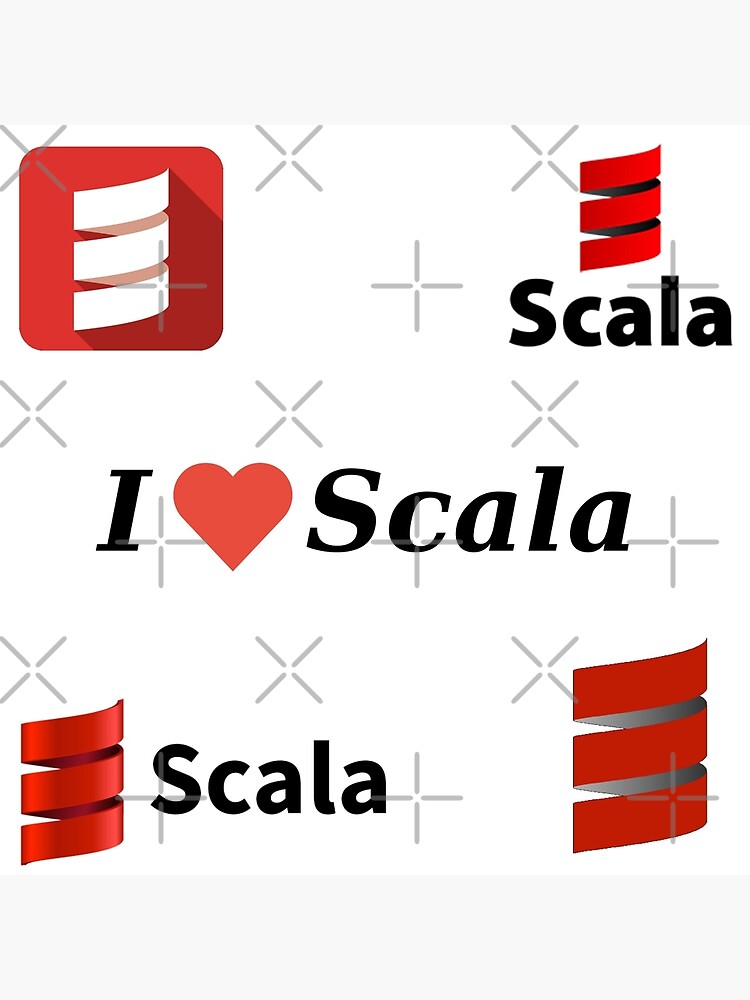 "scala sticker set" Poster by yourgeekside | Redbubble