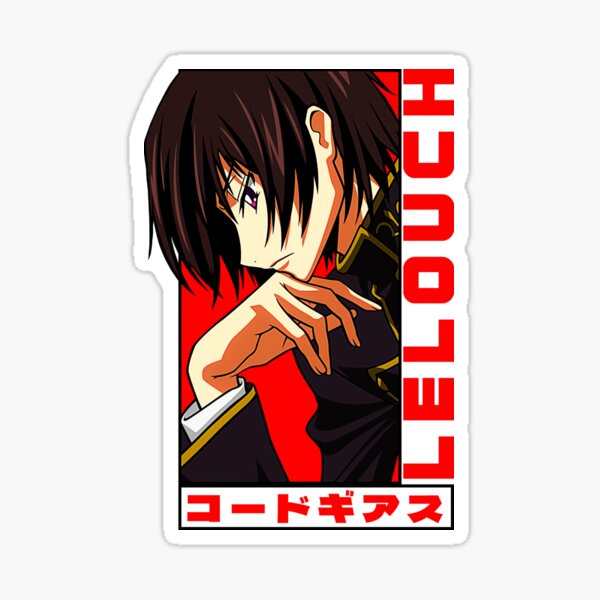 "Code Geass Lelouch" Sticker by thuetangras | Redbubble