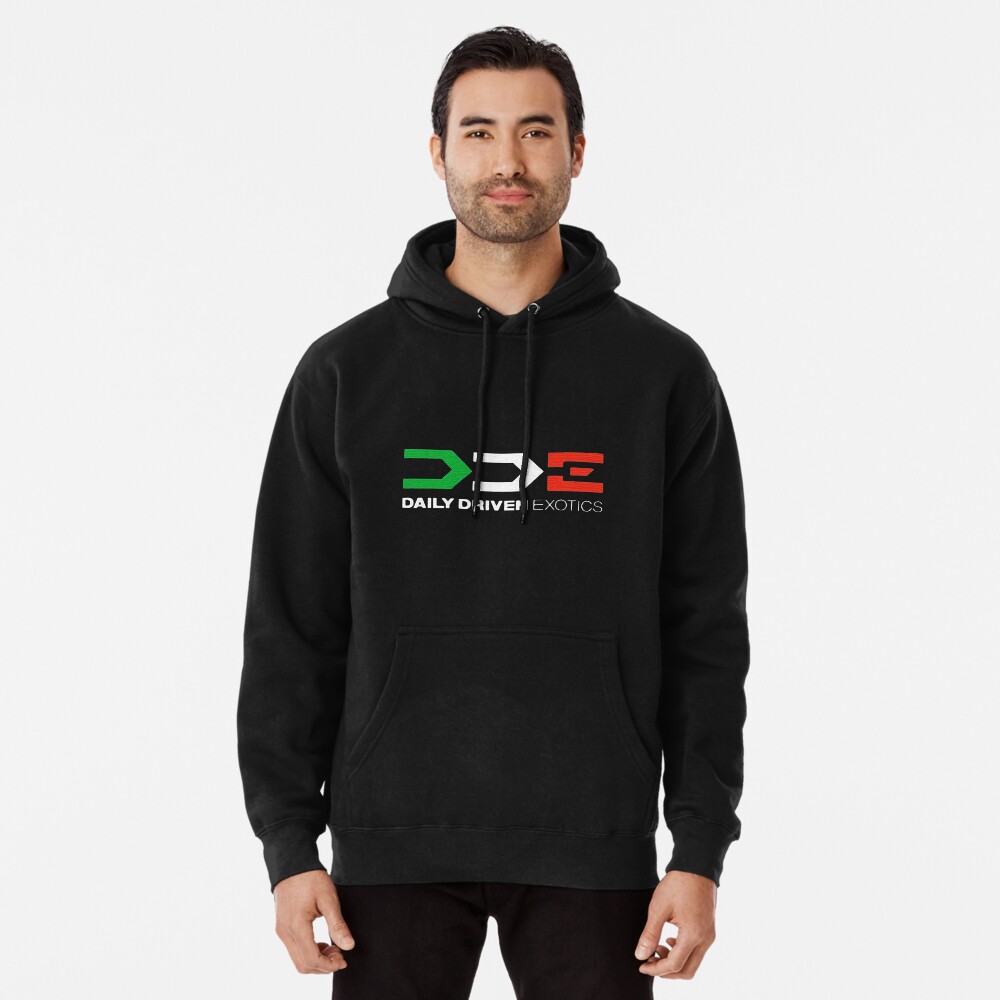 "DDE Daily Driven Exotics" Pullover Hoodie for Sale by shopSACXSACX ...