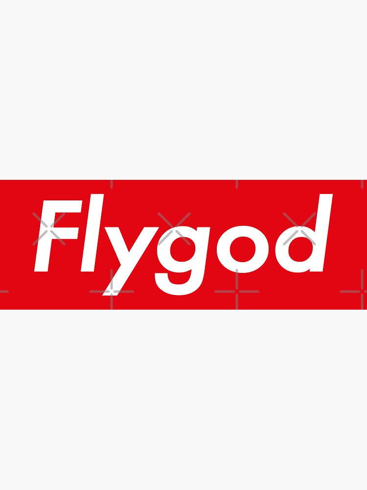 "Flygod logo" Sticker by Urhypegal | Redbubble