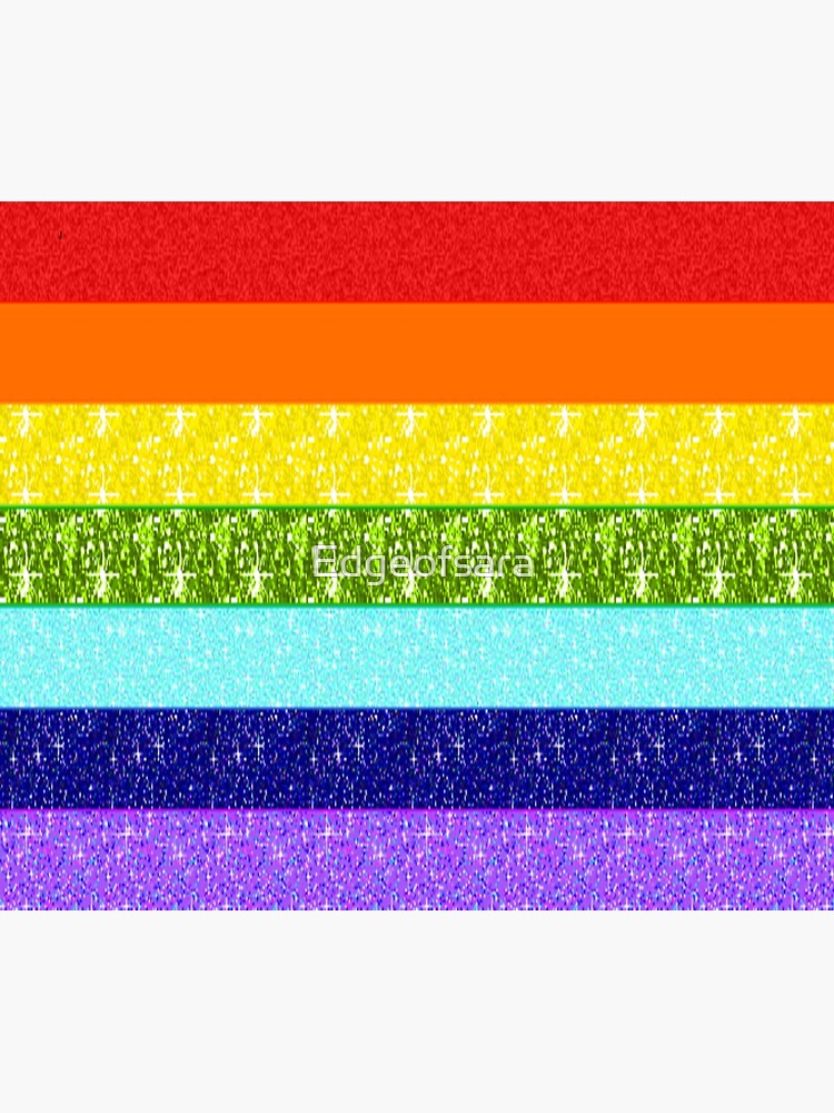 "Rainbow glitter" Poster for Sale by Edgeofsara | Redbubble